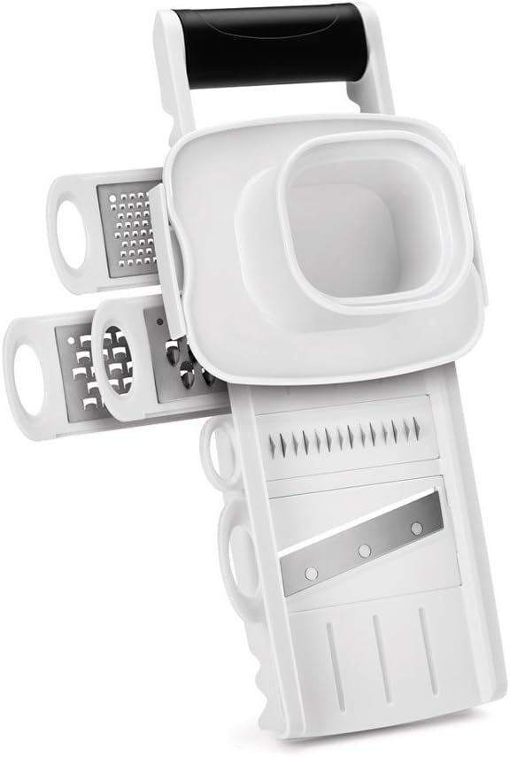 Metaltex Multipurpose Mandolin Multi Grater and Slicer with 5 ...