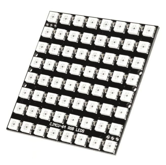 Robocraze 8x8 RGB LED Matrix | 64Bit WS2812 5050 RGB LED Matrix (Pack ...