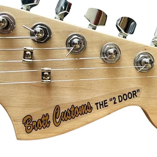 Amazon.com: Personalized Vintage 50s Style Guitar and Bass Headstock ...