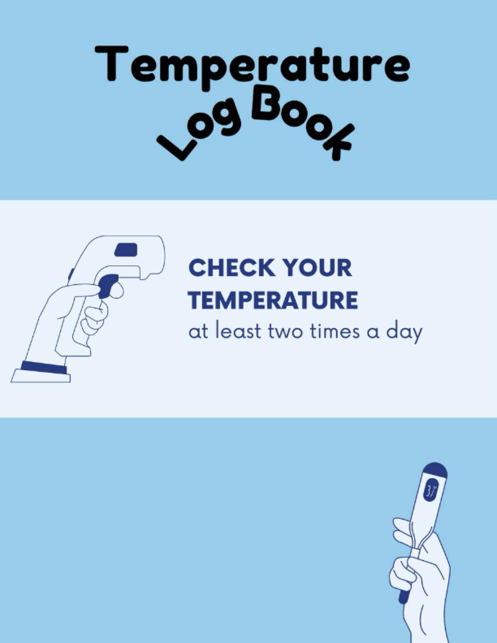 Buy temperature log book: temperature log book record/ Temperature Log ...