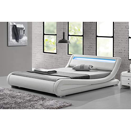 Lit design blanc avec LED - Top 10 de 2025 - Comparatif des Meilleurs ...