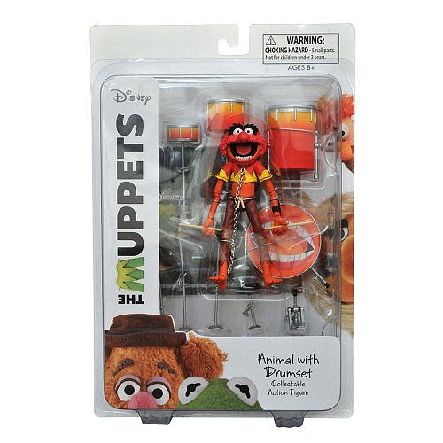 Disney's The Muppets Animal with Drumset 7 Inch Action Figure : Amazon ...