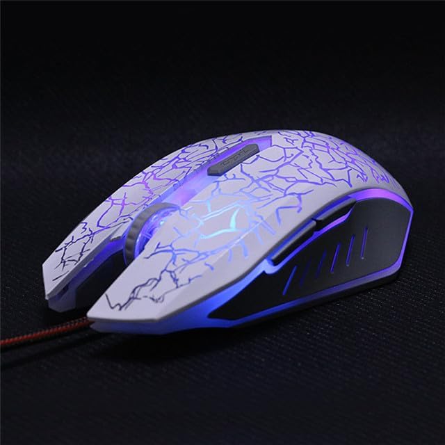 Mouse DPI LED Optical USB Wired Computer gaming LED Optical Gamer Mice ...