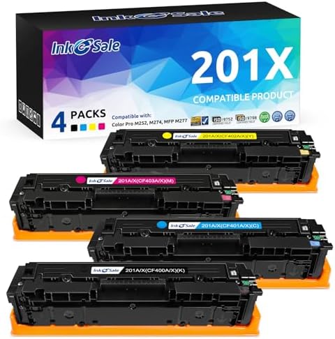 Amazon.com: INK E-SALE 201X Compatible Toner Cartridge Replacement for ...