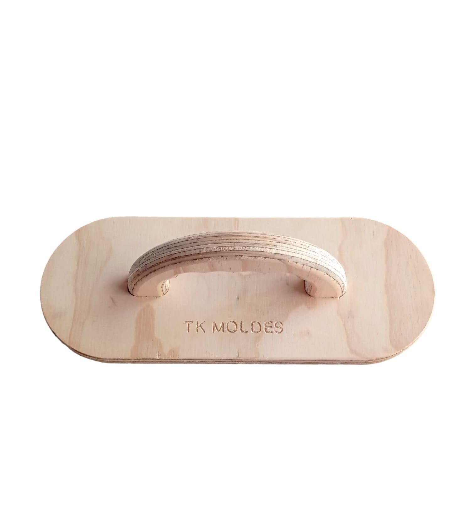 TUKI TUKI TKMoldes Soft Grip Round Wooden Trowel Smoothing Trowel Mason Trowel Concrete Trowel ...