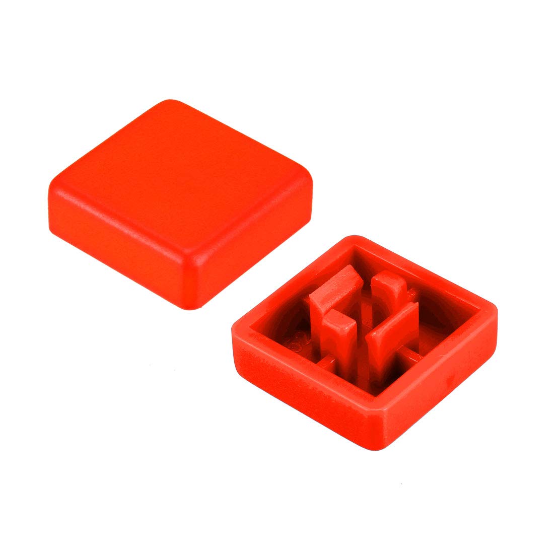 uxcell 20pcs Tactile Push Button Switch Caps 12x12mm for 12x12x7.3mm ...