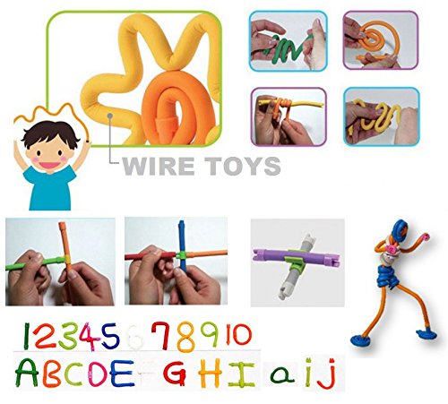 Inventis (TM) 138 Pcs Wave Links DIY Twist Magic Wire Cables Kids ...