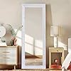 Amazon.com: ABSWHLM Full Length Mirror 65"x22" with Stand Solid Wood ...