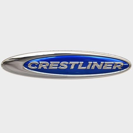 Amazon.com: Crestliner Boat Raised Emblem Decal 2073169 | 5 1/2 Inch ...