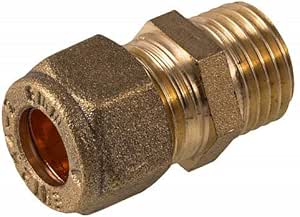 COMAP 35674 22mm x 3/4" Compression Male Coupling - Plumbing Fitting ...