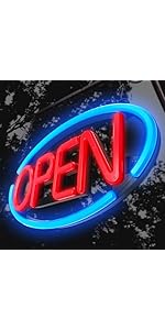 Amazon.com : Open Signs for Business,Neon Open Sign Led,32"x 16",Remote ...