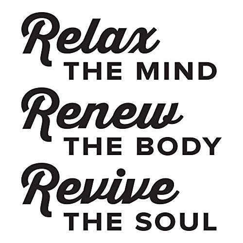 Amazon.com: Relax The Mind Renew The Body Revive The Soul. - 0377 ...