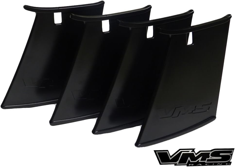 Amazon.com: VMS Racing 4pc FOUR Rear WING SPOILER STABILIZER Compatible ...