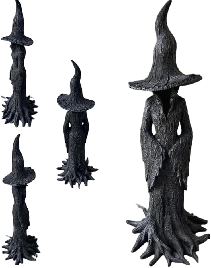 Amazon.com: Hand-Painted Enchanting Witch Statue: The Guardian of Your ...