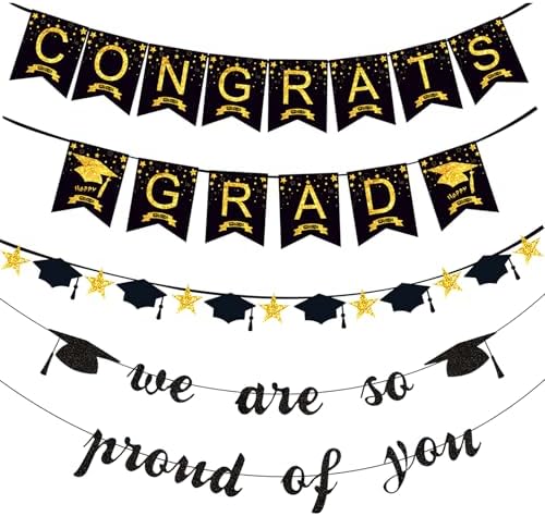 Amazon.com: graduation decorations 2025, We are So Proud Of You Banner ...
