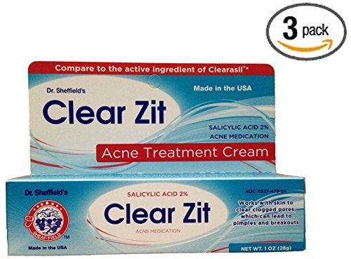Buy Dr. Sheffield's Clear Zit Maximum Strength 2% Salicylic Acne Cream ...