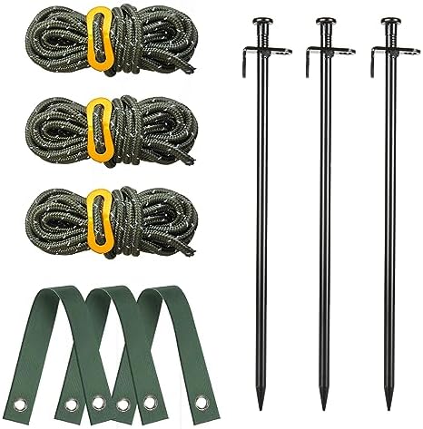 Amazon.com : Tree Stake Kit, Fetanten 11.8 Inch Heavy Duty Steel Tree ...