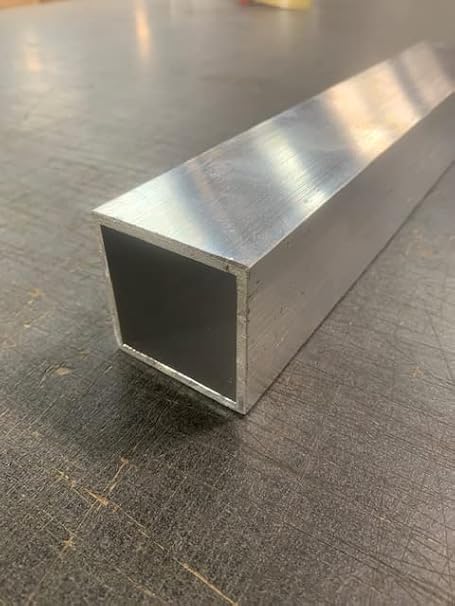 Amazon.com: 1/8" x 2" x 2" x 12" Aluminum Square Tube, 6061 Aluminum ...