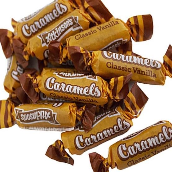 Amazon.com : Classic Vanilla Caramel Bite Size Taffy Candy (2 Pound ...