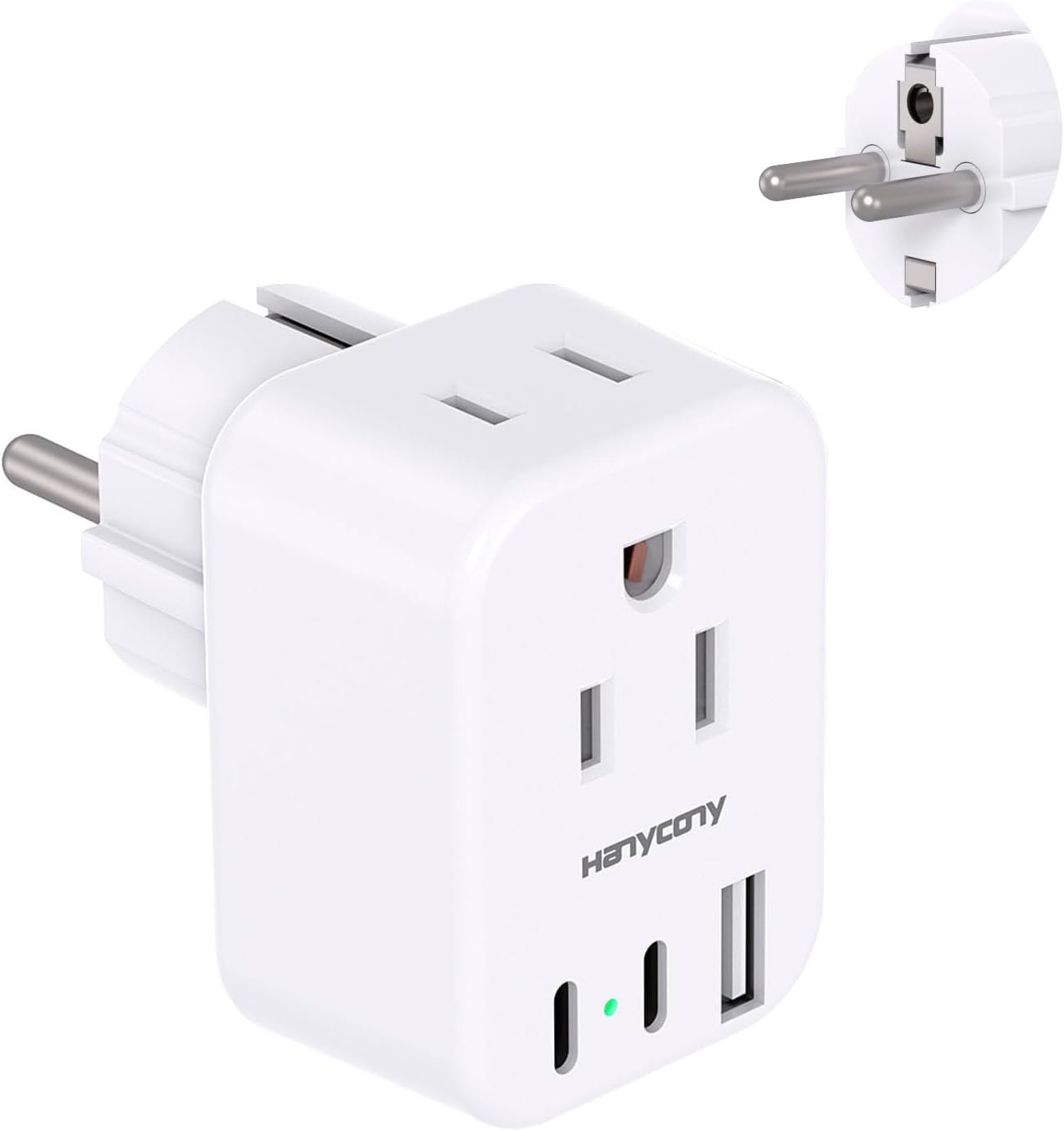 Amazon.com: US to Vietnam/South Korea Travel Adapter Plug for USA ...