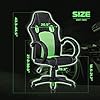 Amazon.com: SEATZONE Computer Gaming Chairs Mesh Racing Chair ...