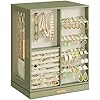 SONGMICS Jewellery Box 360° Rotating, Jewellery Organiser with 5 ...