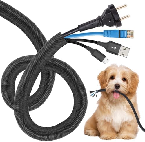 Amazon.com: Cacovedo Dog Cat Cord Protector - 30 ft Chew Proof Cord ...