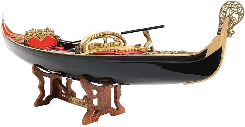 Amazon.com: Old Modern Handicrafts Venetian Gondola - Boat Model Made ...