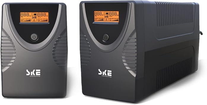 Amazon.com: SKE UPS 425VA+625VA Battery Backup Power Supply Surge ...