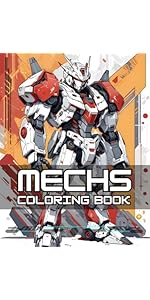 Amazon.com: Mech Forces: Robots and mechs coloring book with 37 ...