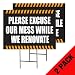 Amazon.com : Please Excuse our Mess While We Renovate | 2-Pack Double ...