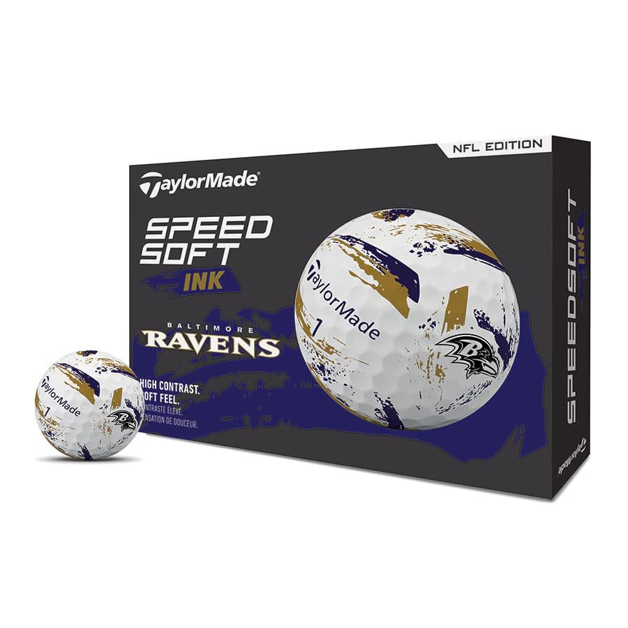 Snapklik.com : Golf Speed Soft Ink NFL Baltimore Ravens Dozen