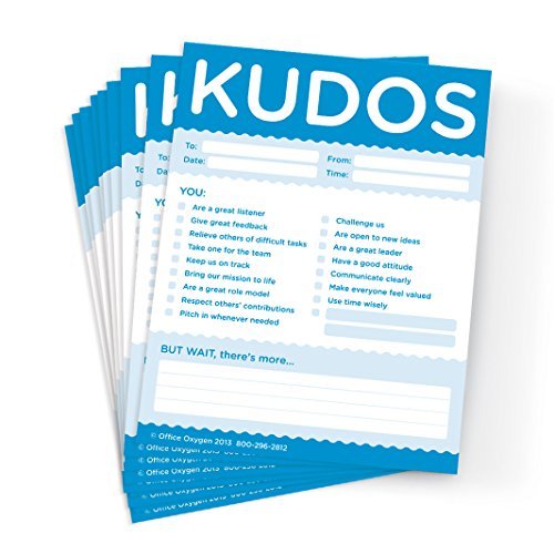 Kudos for Colleagues Notes, set of 40 notepads: 0090125153439: Amazon ...