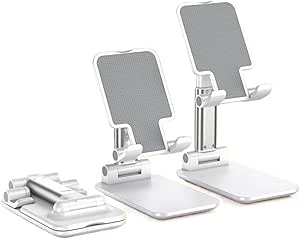 Amazon.com: Mobile Phone Stand Collapsible Desktop Lazy Flat net Red ...