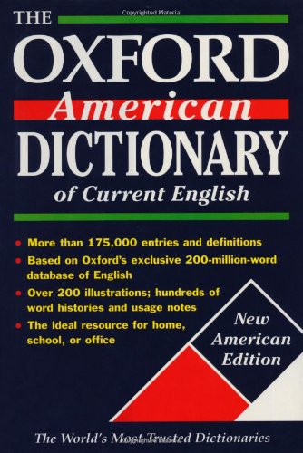 Amazon.com: The Oxford American Dictionary of Current English ...