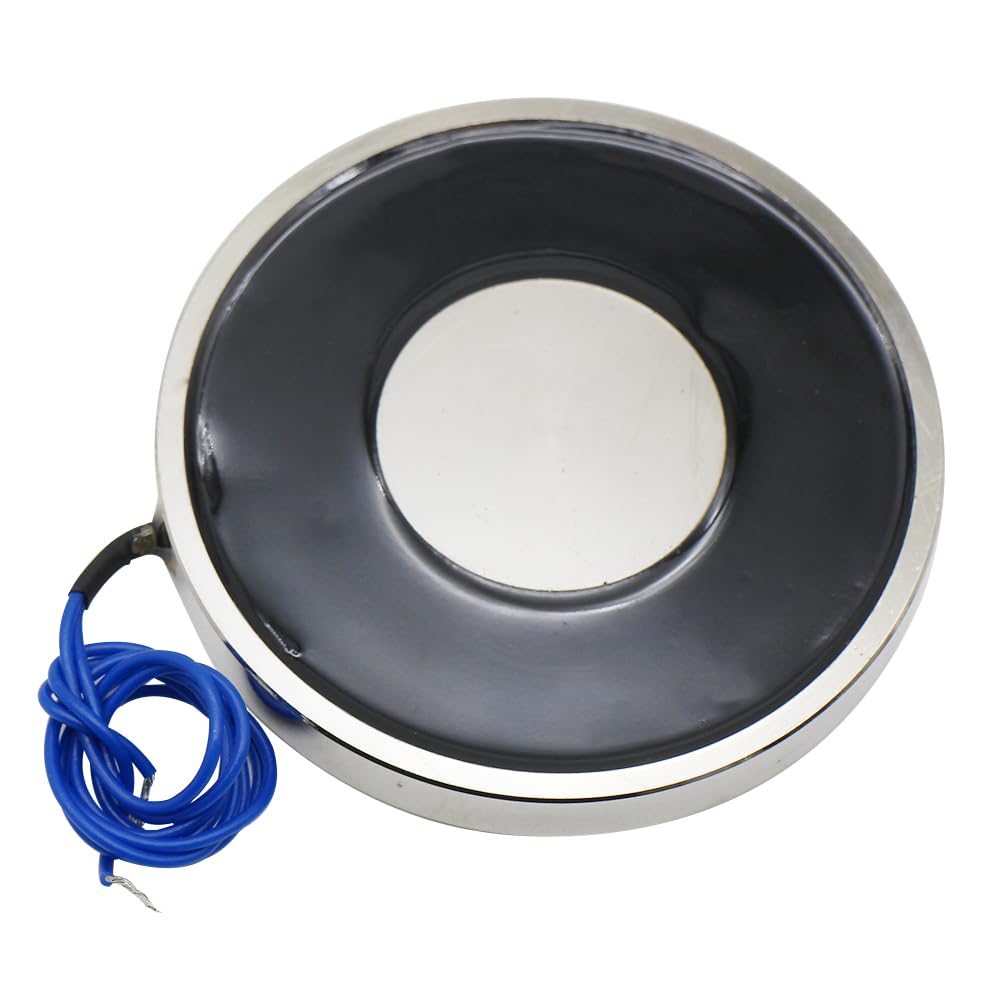 Snapklik.com : DC12V 600N 132LB/60Kg Suction Holding Sucker Round ...