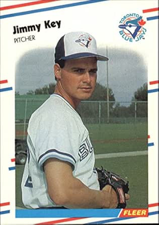 Amazon.com: 1988 Fleer Glossy #114 Jimmy Key MLB Baseball Trading Card ...