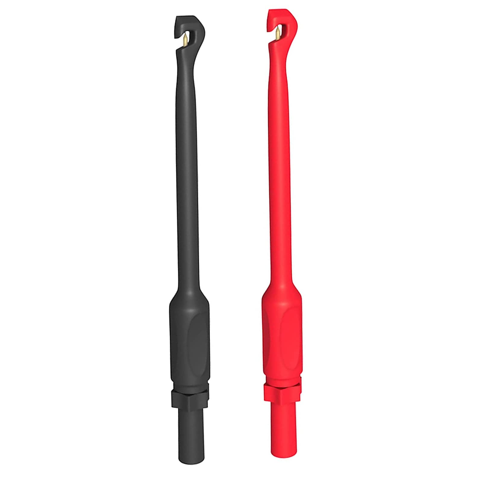 2pcs Black and Red Automotive Wire Piercing Probes Clip Test Lead ...
