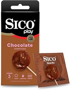 Sico Play 3 pack Condónes de látex texturizados sabor chocolate : Amazon.com.mx: Salud y Cuidado ...