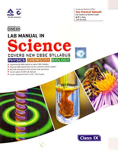 Lab manual In Science Covers New CBSE Syllabus Physics Chemistry ...