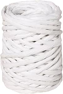 Amazon.com: 15Yard Raffia Paper Ribbon, 4mm Paper String Colorful ...