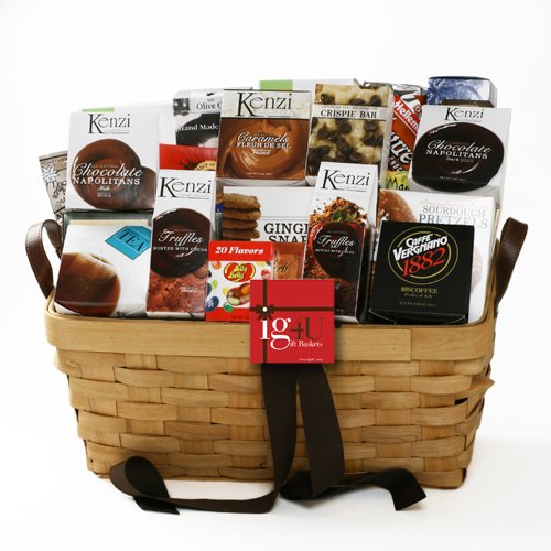 Amazon.com : Celebrate with a Crowd Gift Basket by ig4U : Gourmet ...