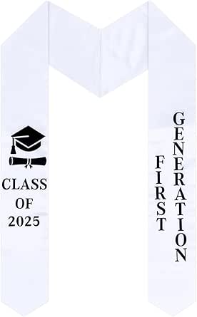 Amazon.com: XUKMIWU First Generation Graduation Stole Class of 2025 ...