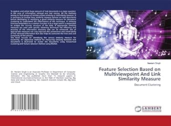 Feature Selection Based on Multiviewpoint And Link Similarity Measure : Neelam Singh: Amazon.in ...