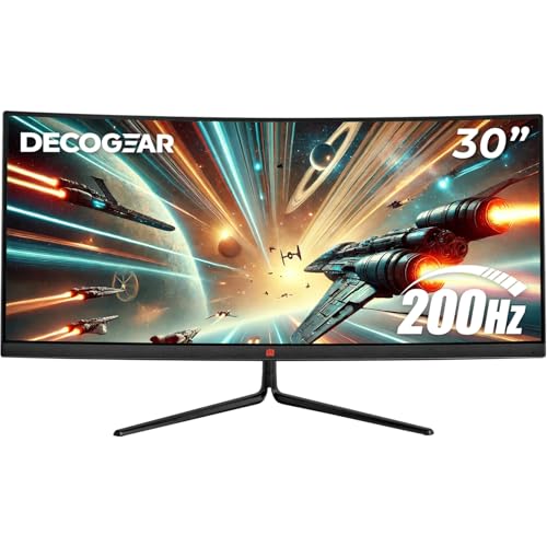 Deco Gear 35" Curved Ultrawide LED Gaming Monitor 21:9 Aspect Ratio ...