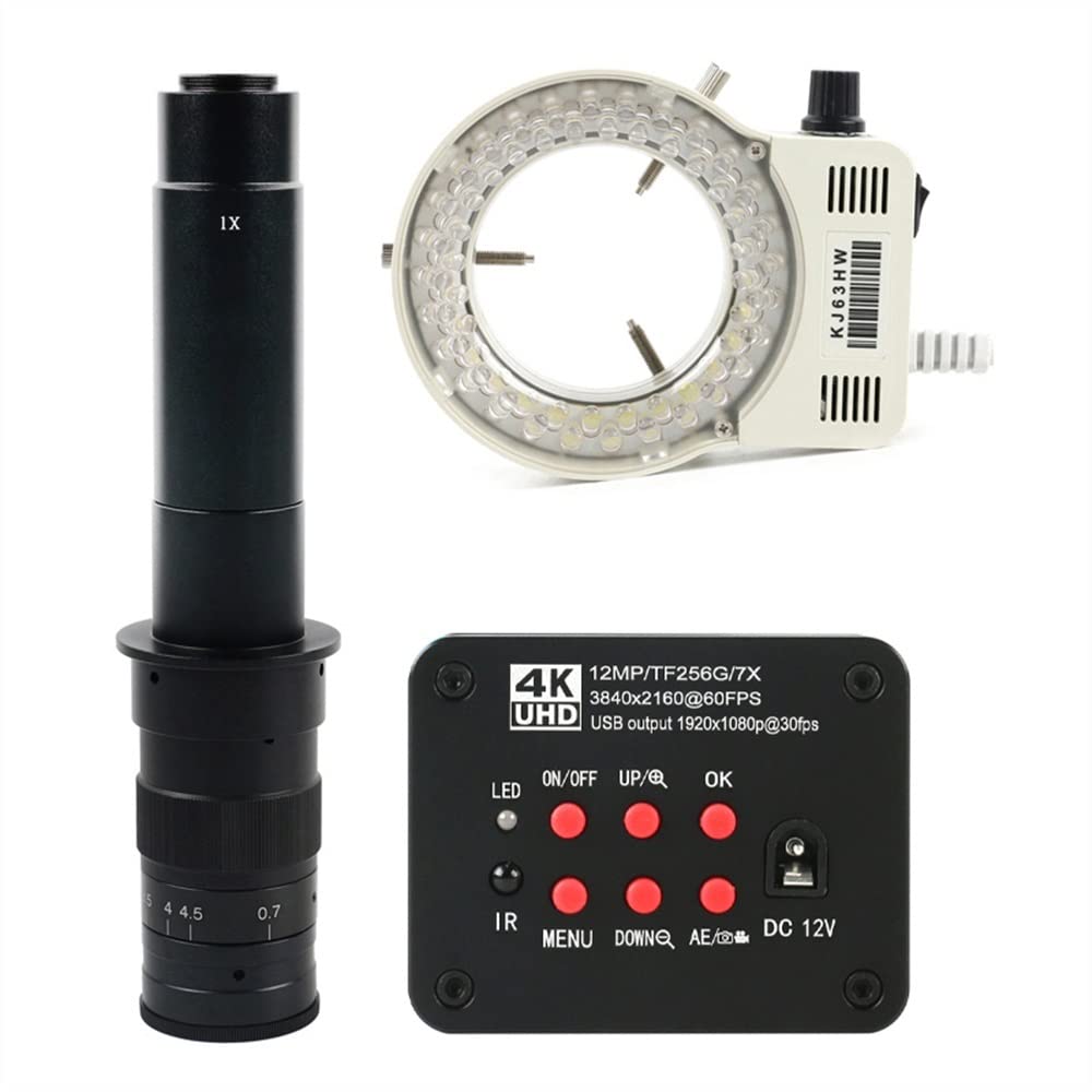 Snapklik.com : Microscope Kit Microscope Cameras 12MP 4K USB HDMI ...