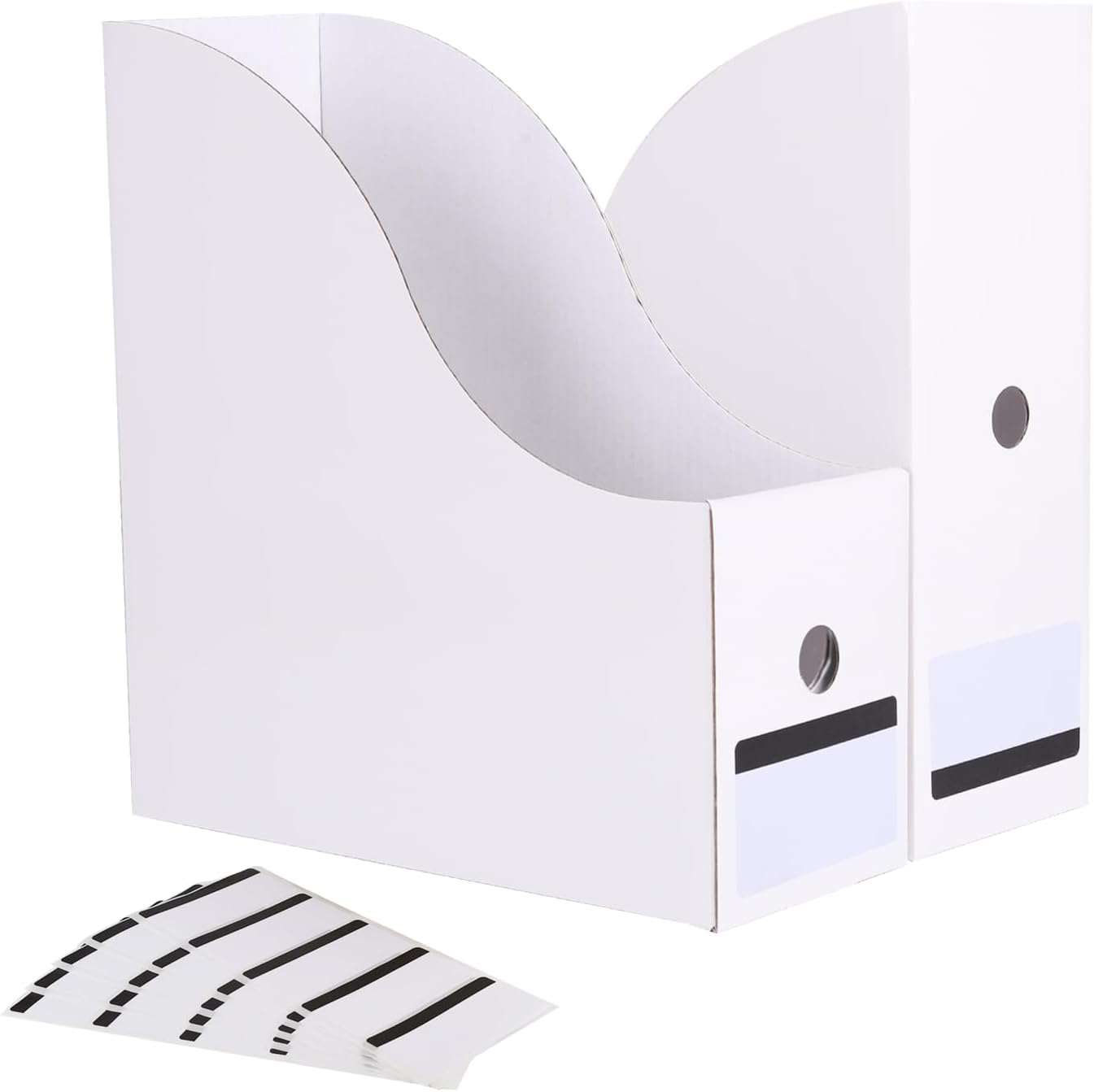 Amazon.com: Simple Houseware White Magazine File Holder Organizer Box ...