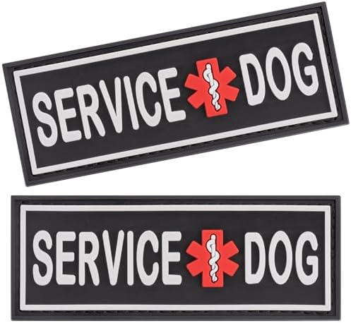 10 Pieces Service Dog Patches Ask to Do Not Pet Patch Vest Removable ...
