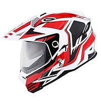 1Storm Dual Sport Motorcycle Motocross Off Road Full Face Helmet Dual ...