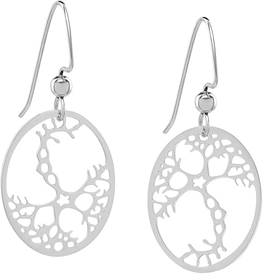Amazon.com: Neuron Earrings - Science Jewelry Gift - Anatomically ...